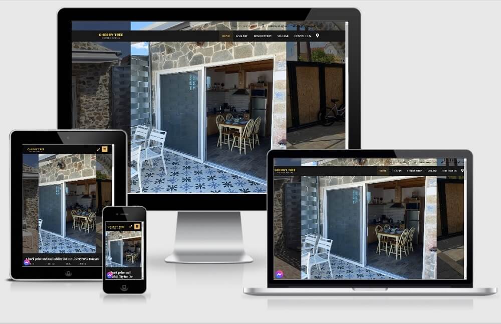 Cherry Tree Houses – Channel Manager · ePMS · Κατασκευή Ιστοσελίδων